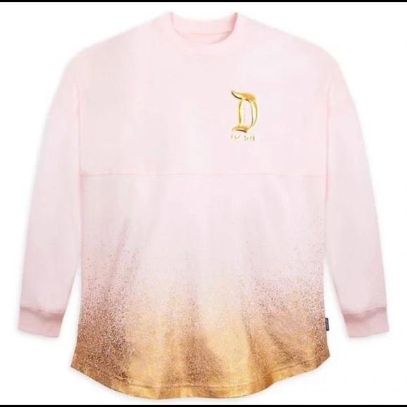 Disney | Tops | Disneyland Resort Spirit Jersey In Pink And Gold | Poshmark
